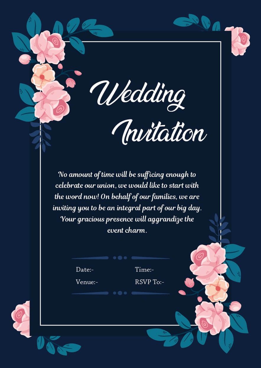 Check Out 40 Best Marriage Invitation Message From The Couple